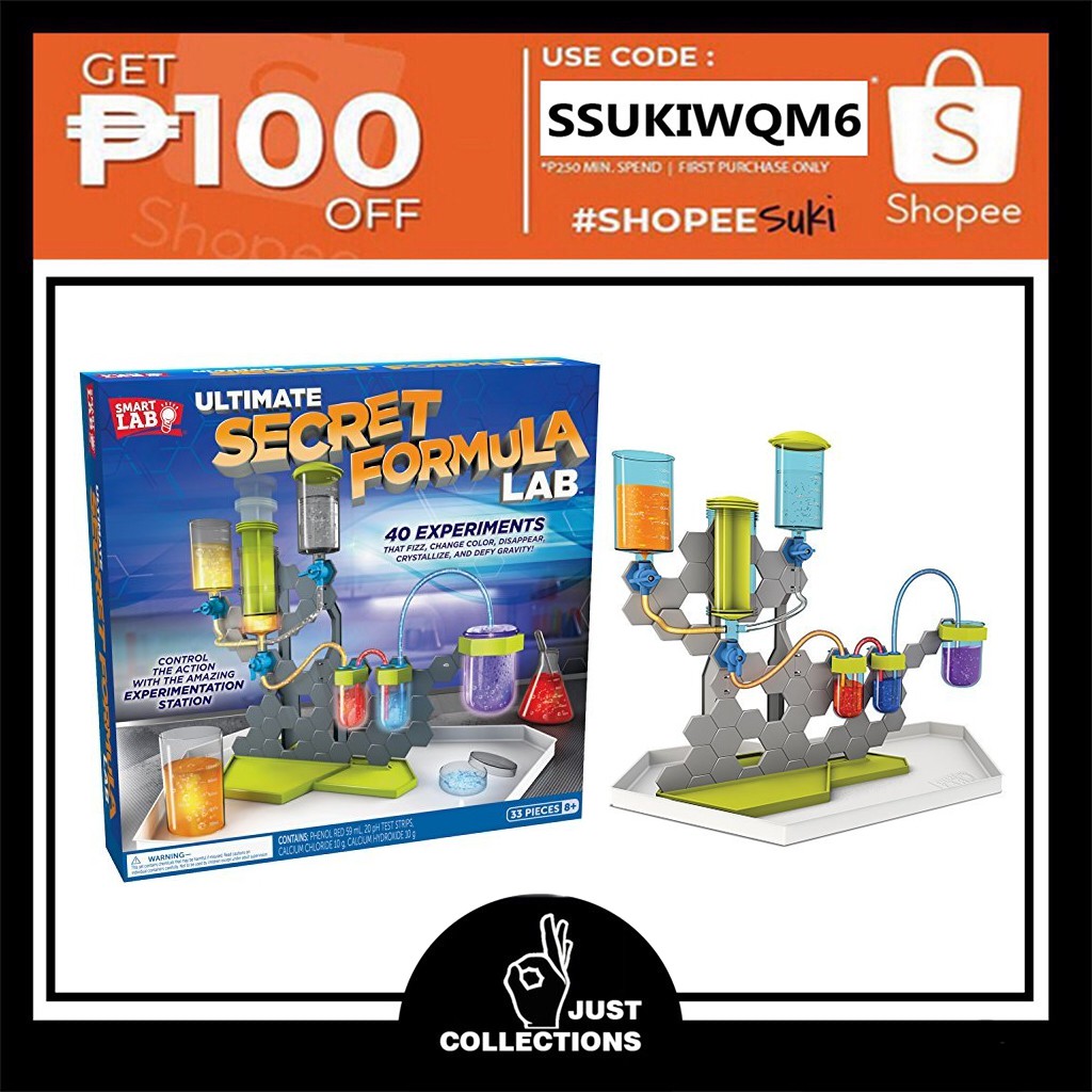 ULTIMATE SECRET FORMULA LAB 40 experiments for kids | Shopee Philippines