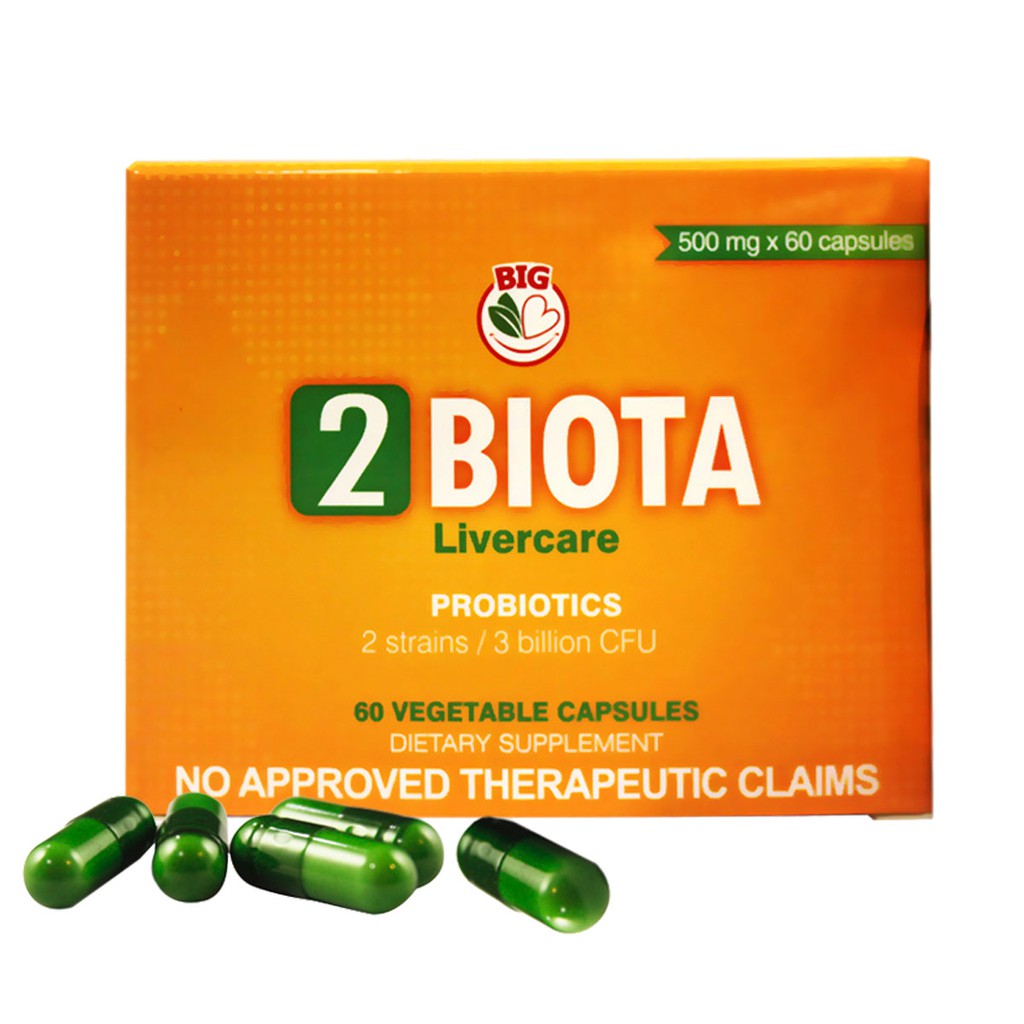 2 Biota Liver Supplement Probiotics - 60 Capsules With 2 Diverse ...