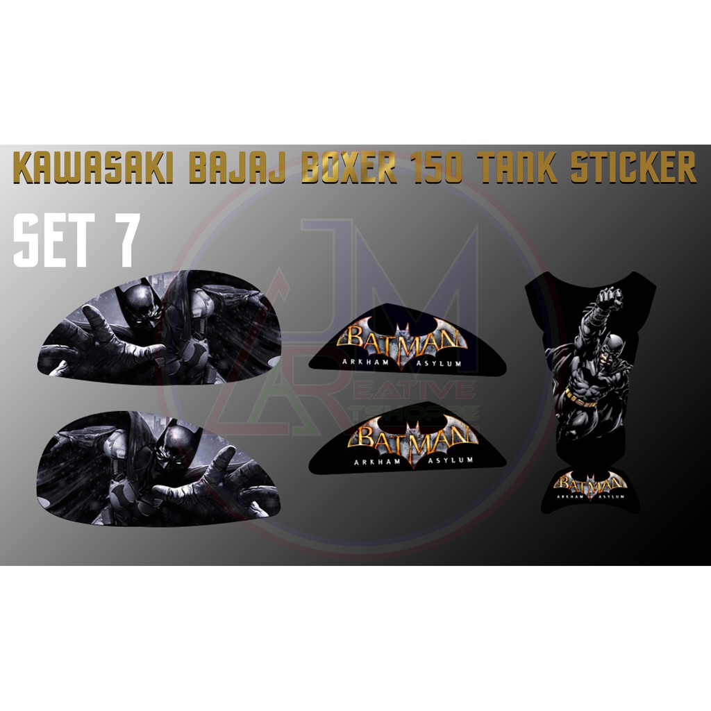 BAJAJ BOXER 150 TANK/BATTERY DECALS SET (PART 2) | Shopee Philippines