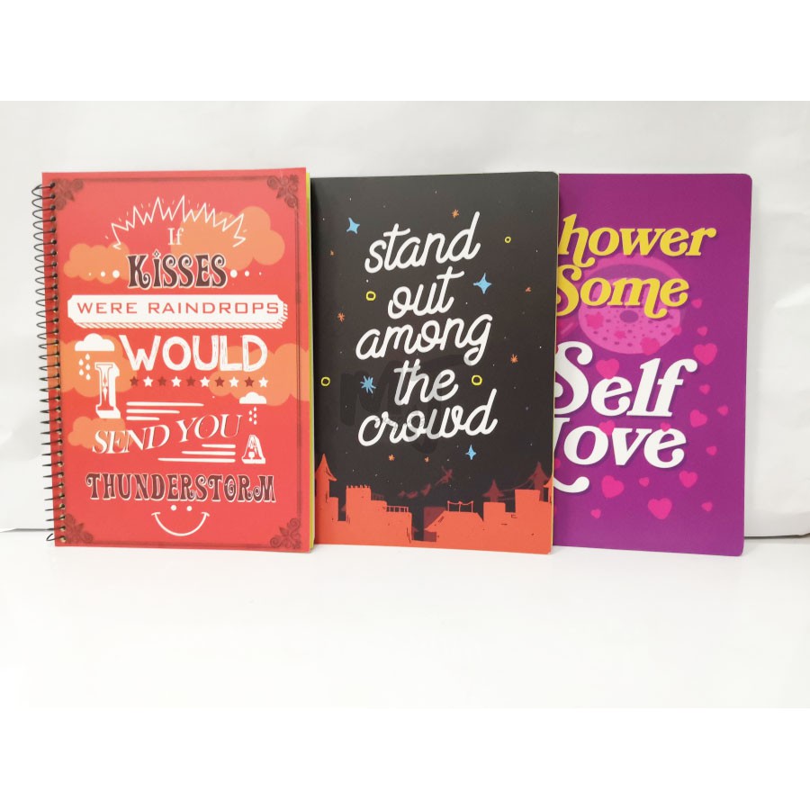 Advance Paper Spring Leaf Premium Spiral Notebook 6" × 8.5", 60 gsm, 75 ...