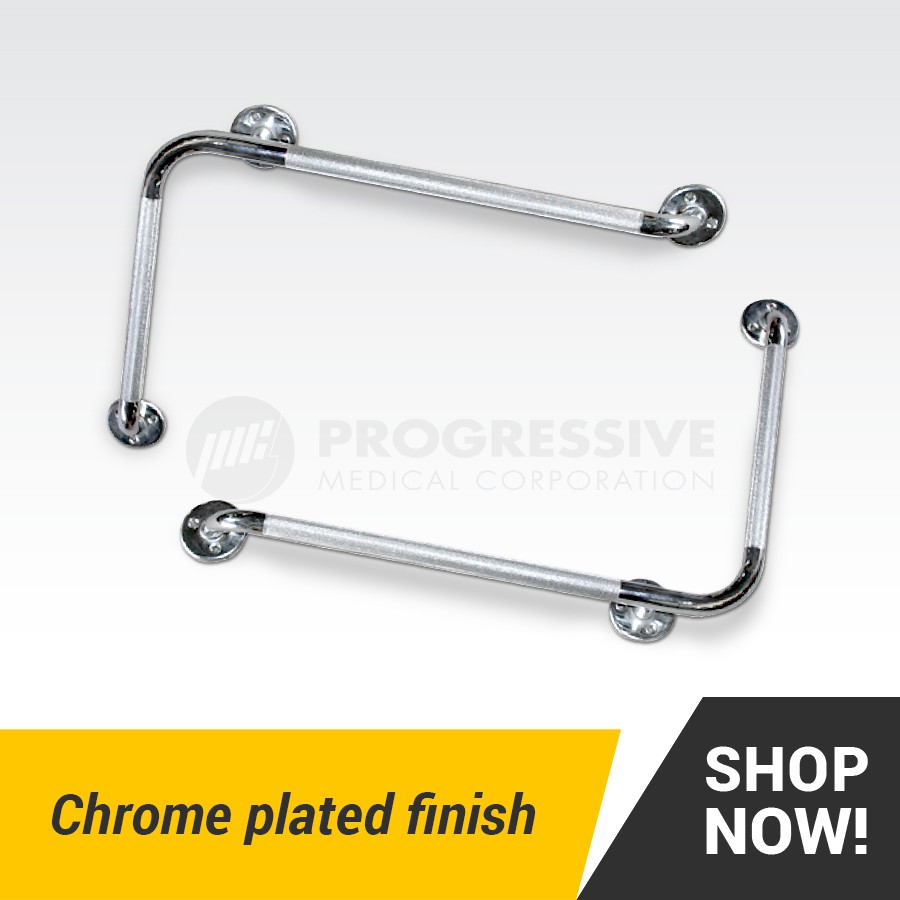 Grab Bar Angled Left, Hand Bar, Bathroom Bar, Bathroom Assist, 1 piece ...