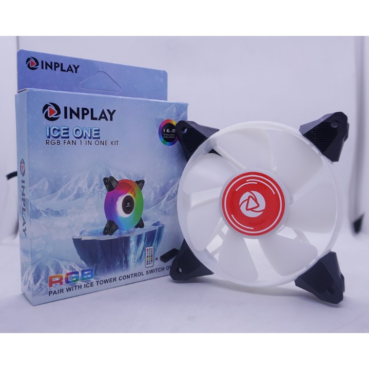 INPLAY ICE ONE RGB FAN 1 IN ONE KIT | 1PCS 12CM Cooling fan Add On for ...