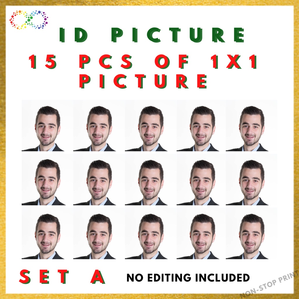 Lowest Price 1x1 ID Picture | 1.5x1.5 ID Picture | 2x2 ID Picture ...