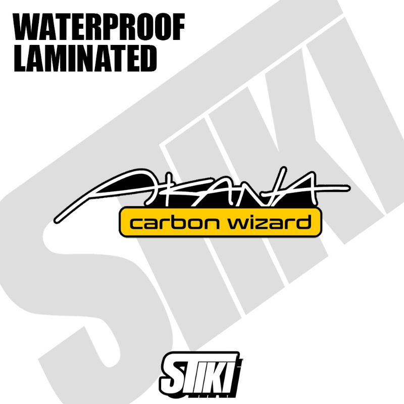 Akana Carbon Wizard Sticker WATERPROOF | Shopee Philippines
