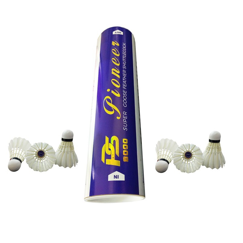 Pioneer Badminton Feather High Grade Shuttlecock 6 pcs. Tournament ...