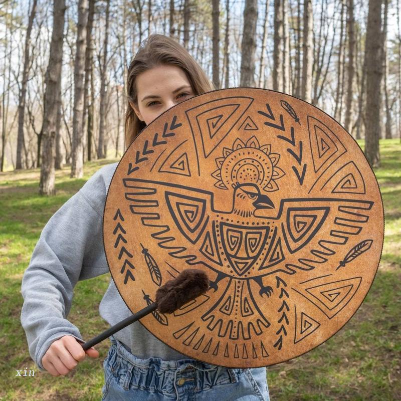 XI Handmade Siberian Shamanic Drums Spirit Music Drums with Drumstick ...