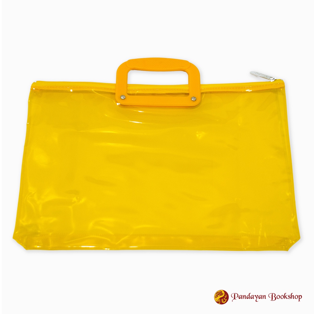 Pandayan Expandable Plastic Envelope With Handle And Zipper Lock ...