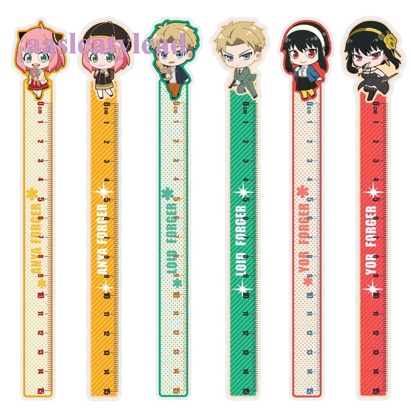 Aasleaty Anime Spy X Family Character Cosplay Ruler Sets for Adults ...