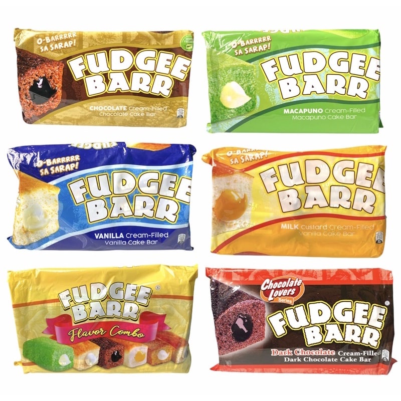 Fudgee Barr Choco, Vanila, Fudgee Barr Asstorted Flavor 40gx10s ...