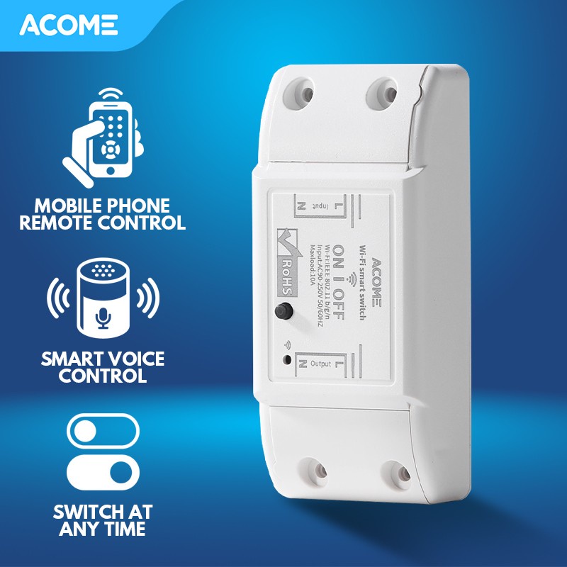 Acome AI-BR01 DIY WIFI smart switch smart switch 1 Gang Channel ...