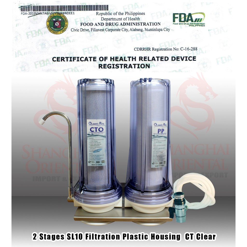 2-Stage SL10 Fil Plastic Hsng - CT Clear (Oceanic Pure) | Shopee ...