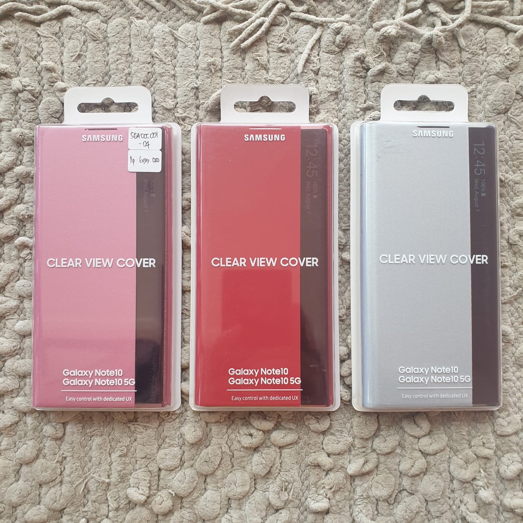 Samsung Clear View Cover Galaxy Note10, Note10 5G Original | Shopee ...