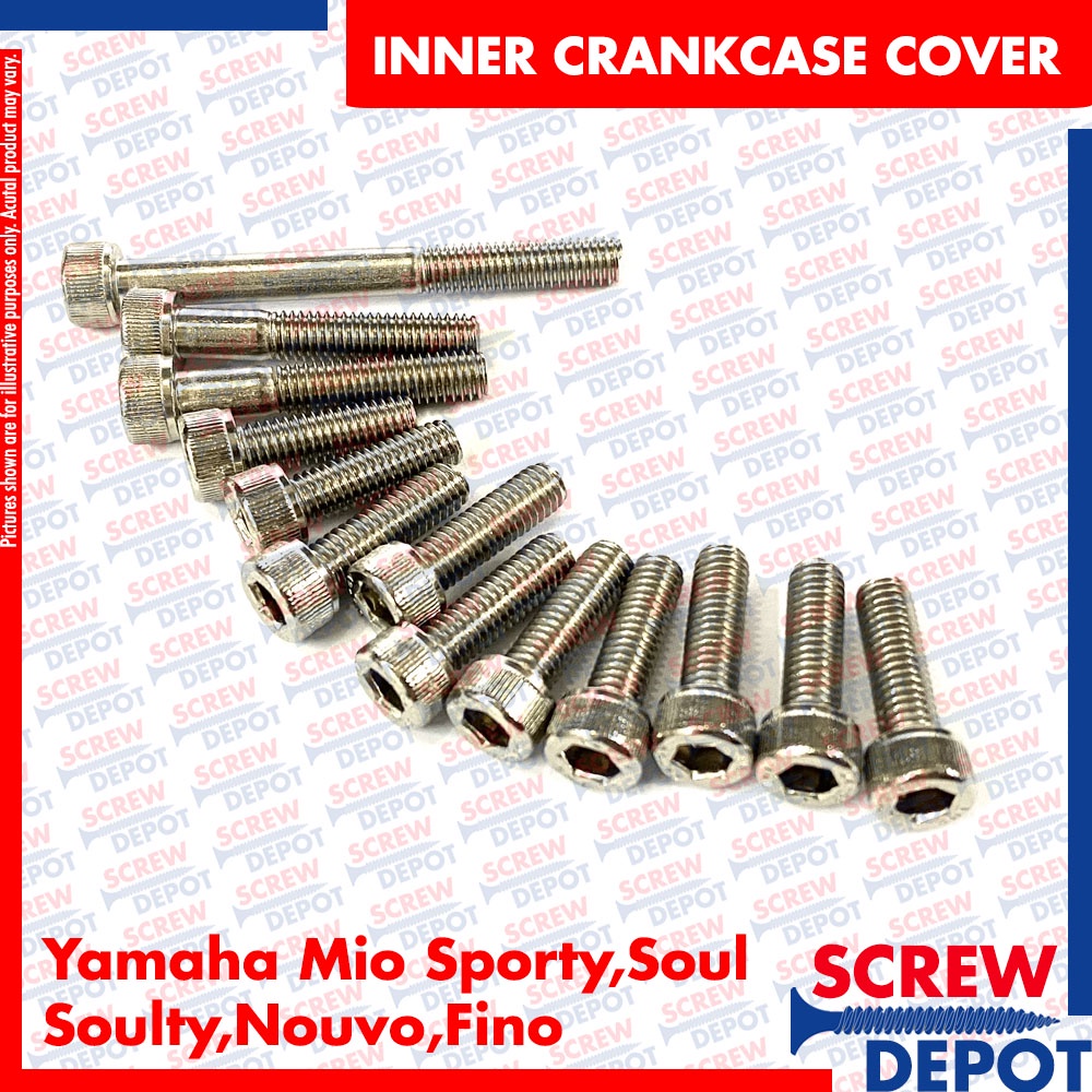 Inner Crankcase Cover Bolt - Mio Sporty | Soulty | Soul | Nouvo | Fino ...