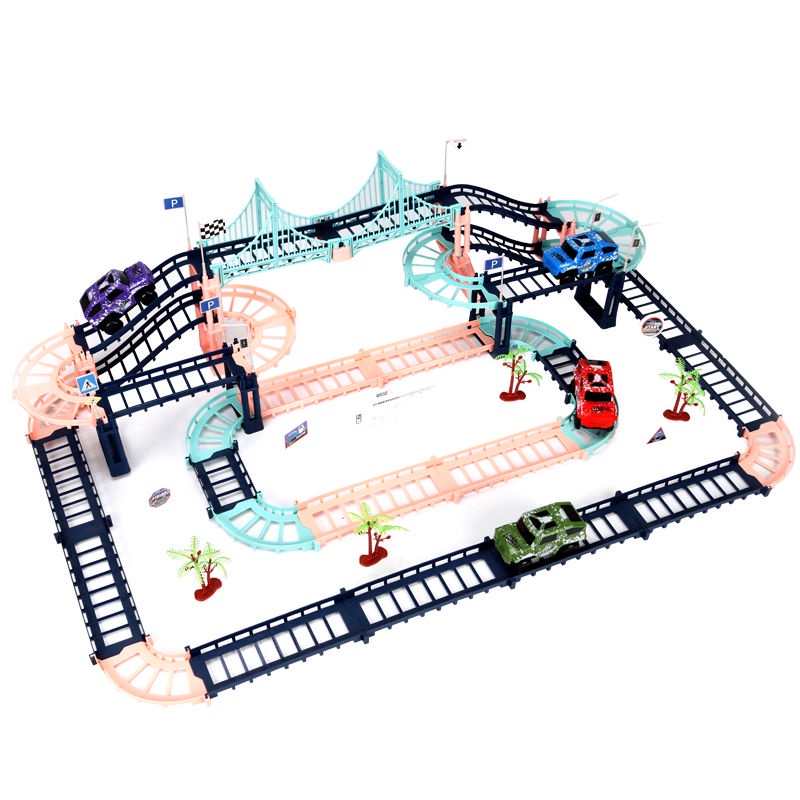 Assembly Toys Variety Railway Tracks Car Toys Gifts for Children DIY ...