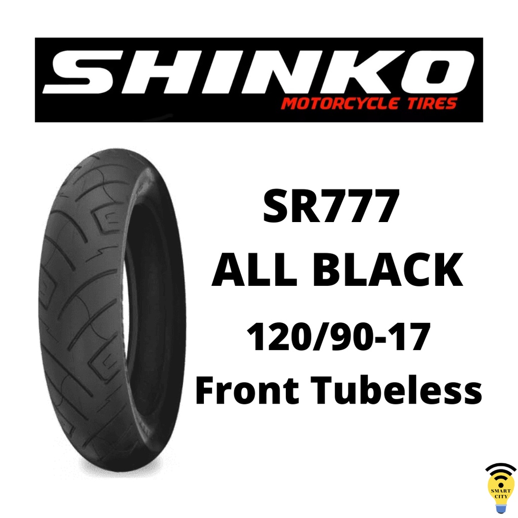 Shinko Tires SR777 BLACK 120/90-17 Front TL | Shopee Philippines