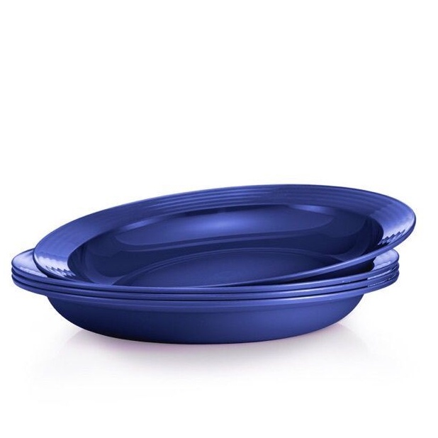Tupperware deep plate assorted color (4pcs) | Shopee Philippines