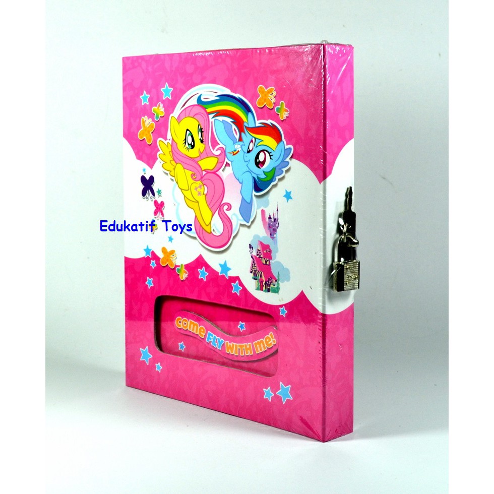 My Little Pony Large Padlock Diary Book | Shopee Philippines