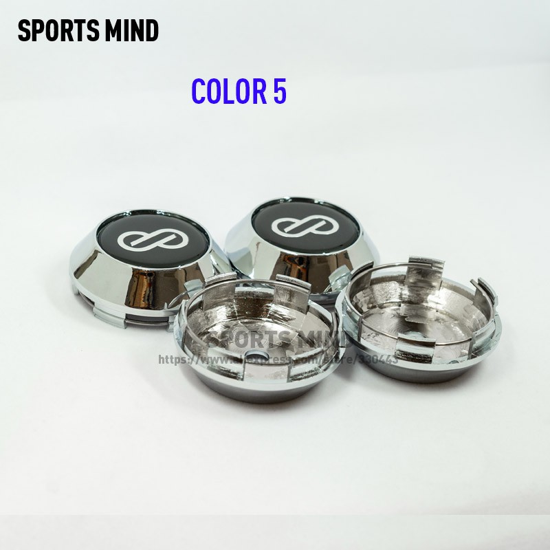 4PCS/lot 68/64MM Car Wheel Center Hub Caps for ENKEI Emblem Logo Auto ...