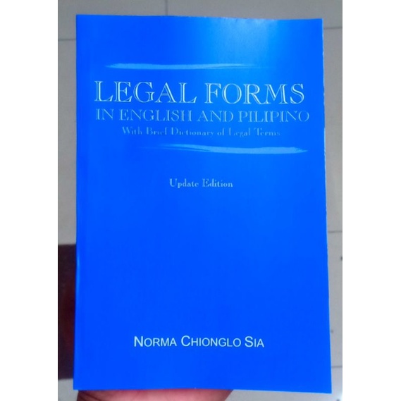 Legal Form in English and Filipino | Shopee Philippines