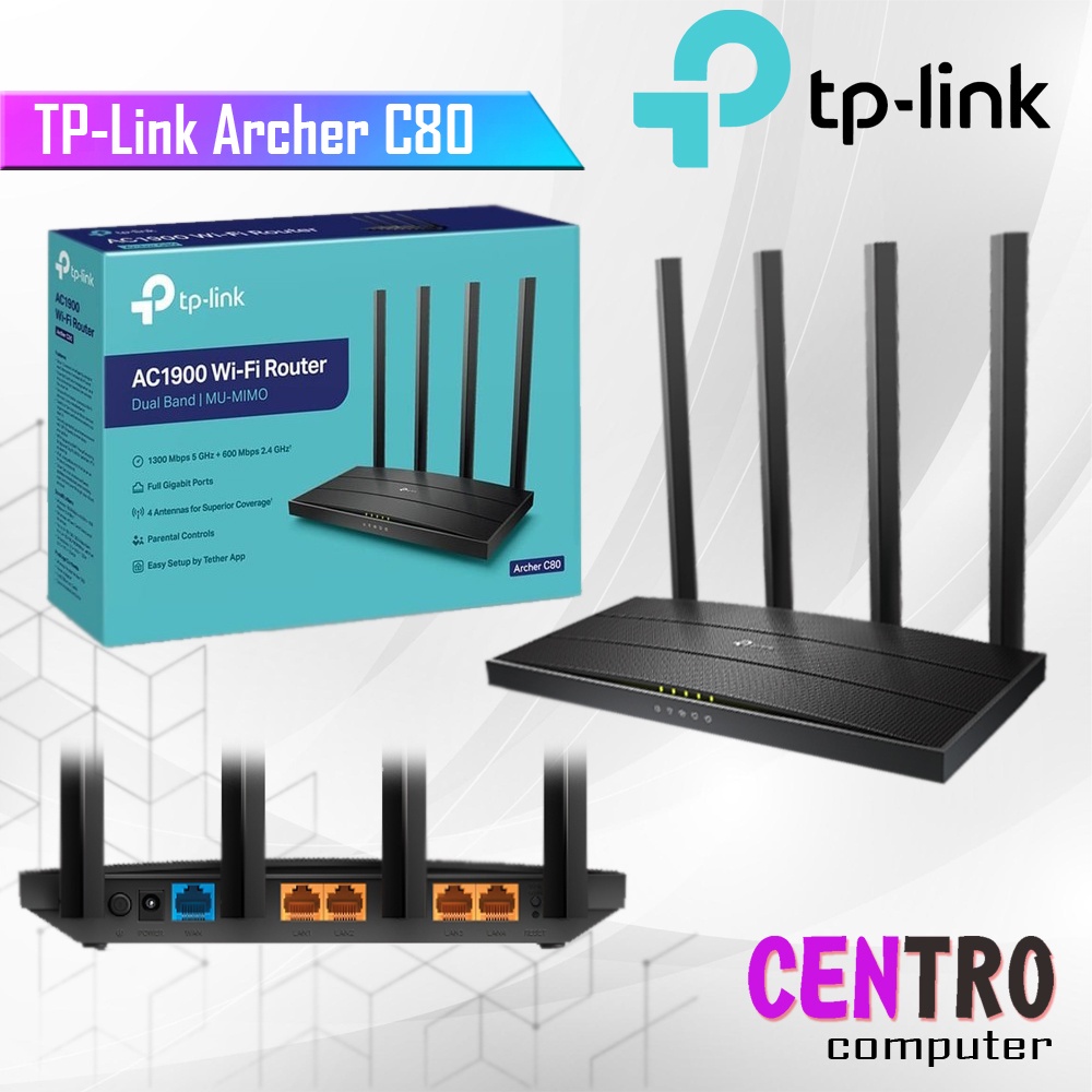 Tp-link Archer C80 AC1900 Wireless MU-MIMO Wi-Fi Router | Shopee Philippines