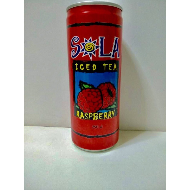Sola Raspberry Iced Tea In Can 250ml | Shopee Philippines