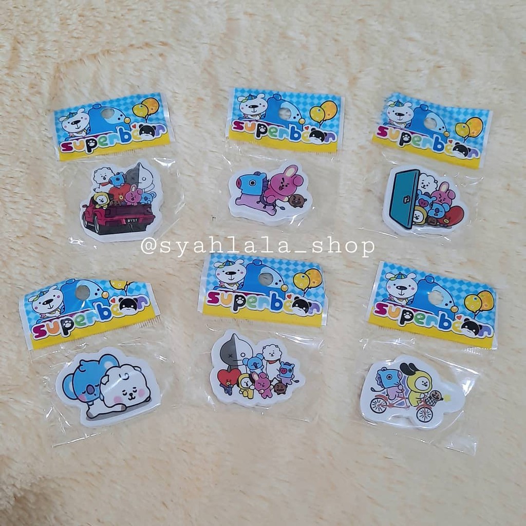 Bt21 BTS Eraser SETIP BT21 | Shopee Philippines