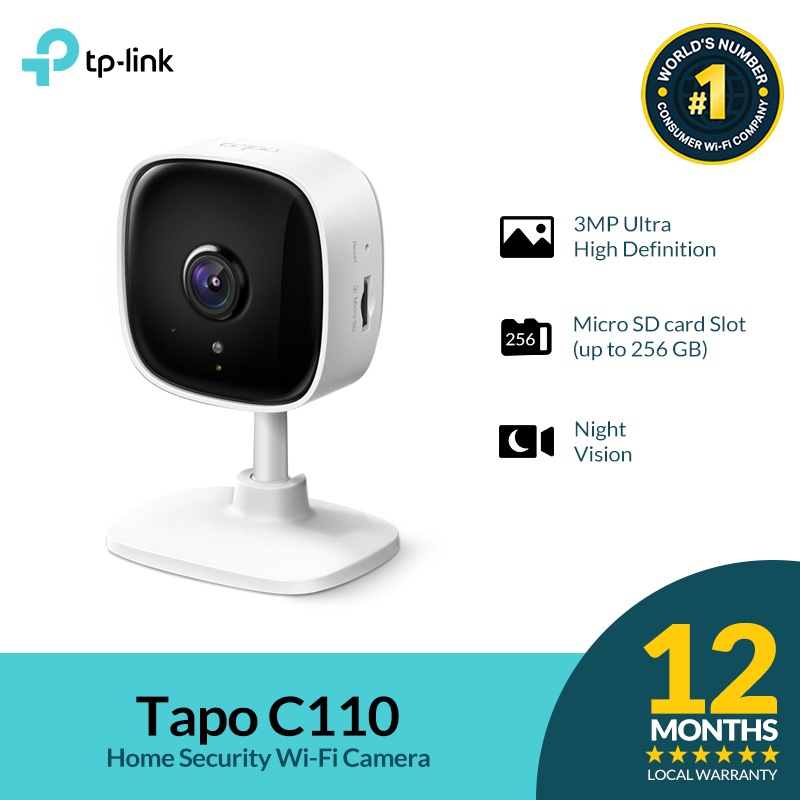 TP-Link Tapo C110 Home Security Wi-Fi Camera | Shopee Philippines