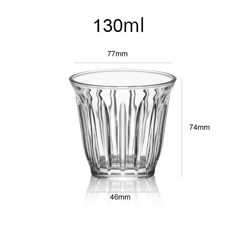 Barista Latte Cups 90ml-200ml Mug Coffee Or Tea Glass Mugs Flat White ...