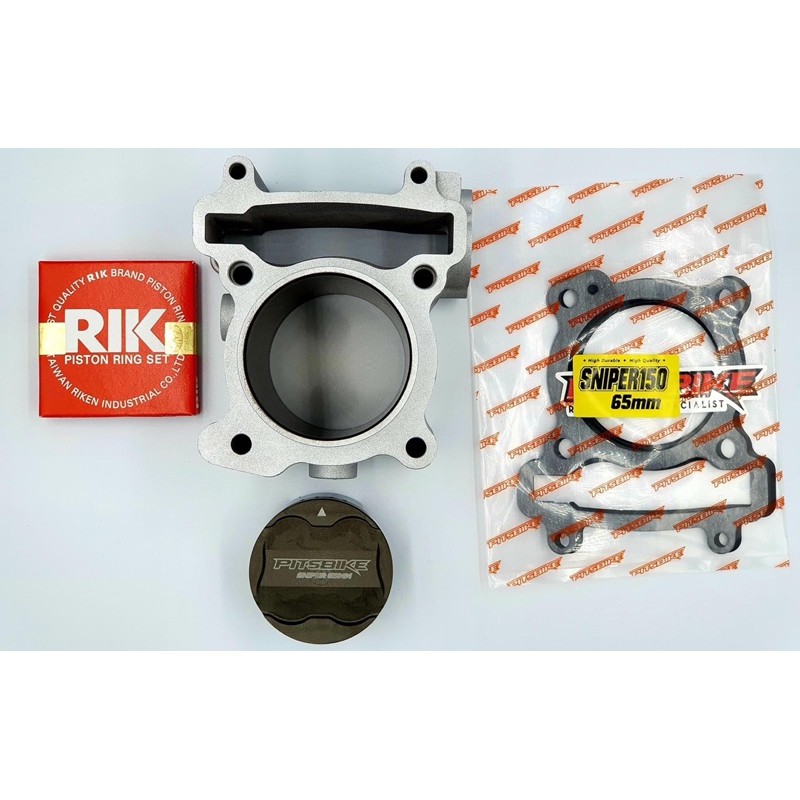 Pitsbike Ceramic Cylinder Block kit Sniper150 65mm (+4mm Body/+2mm ...