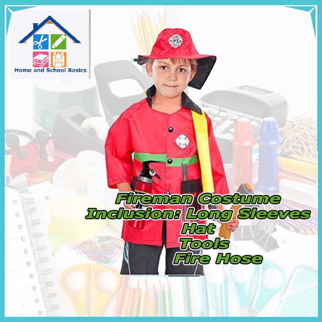 Fireman Costume for Kids -Fire Fighter- Best for Costume Party - Career ...