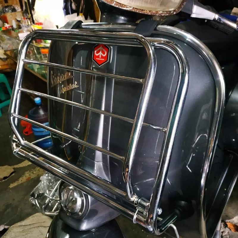 Front Rack / Front Rack Vespa Super Sprint Bajaj Vbb Vnb Chrome Ulma ...