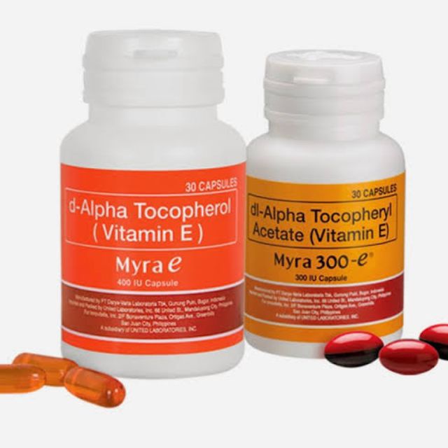 Myra E Vitamin E 400 OR 300 IU X 30 Capsule | Shopee Philippines