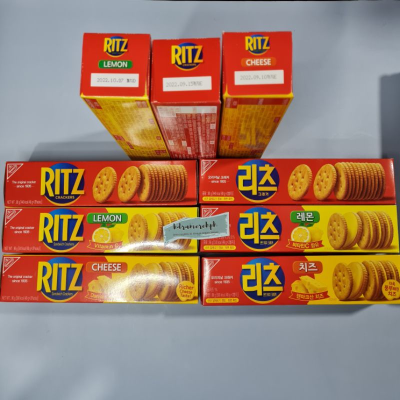Ritz Cracker Series Cheese Sandwich, Original Crackers, Lemon Hospital ...