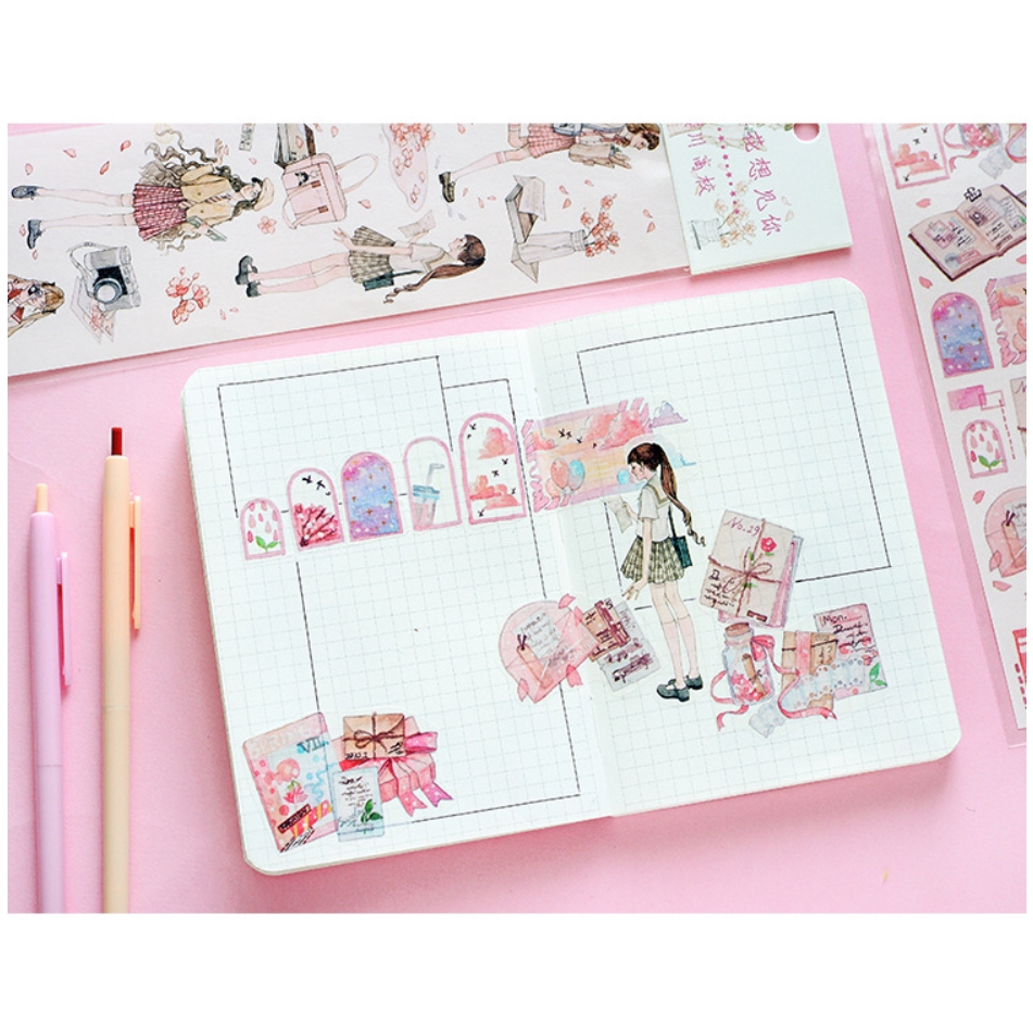HAPPY Sakura Sakura I want to see you - Anime Stickers Graffiti Cute ...