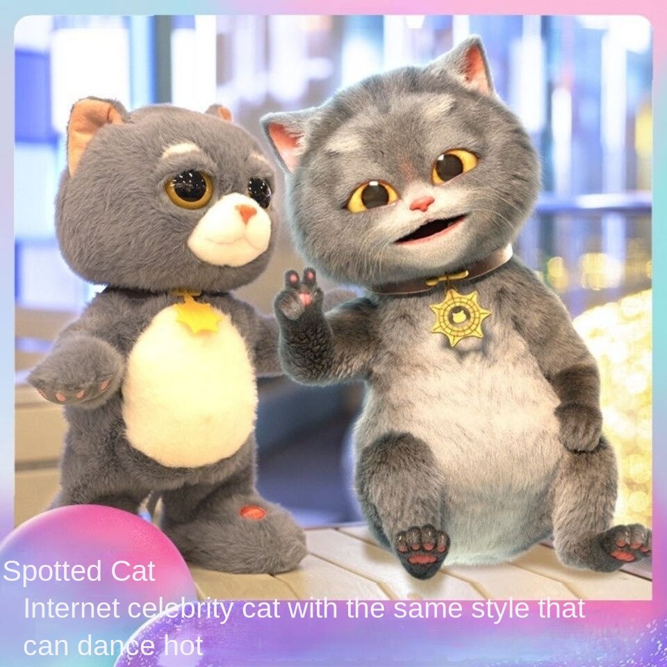 [Ready Stock] Fun Nest Zebra Cat Tik Tok Simulation Dancing Toy ...