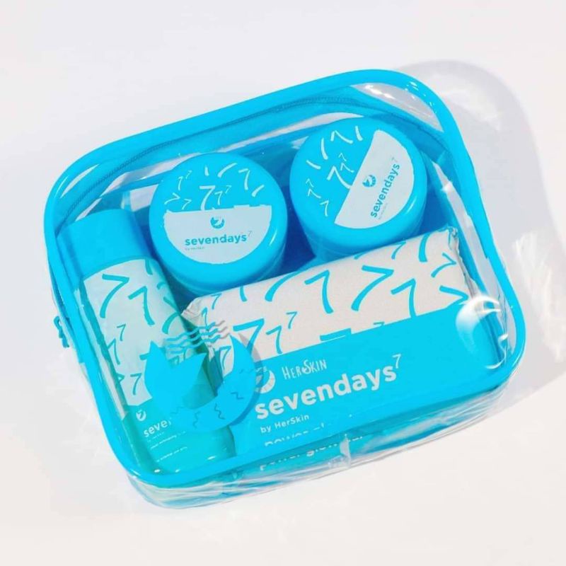 Seven days Skin Care Exfoliating Set by Herskin | Shopee Philippines