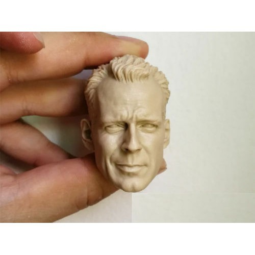 1：6 Unpainted Mold Bruce Willis Head Sculpt Carving Model F 12 ...
