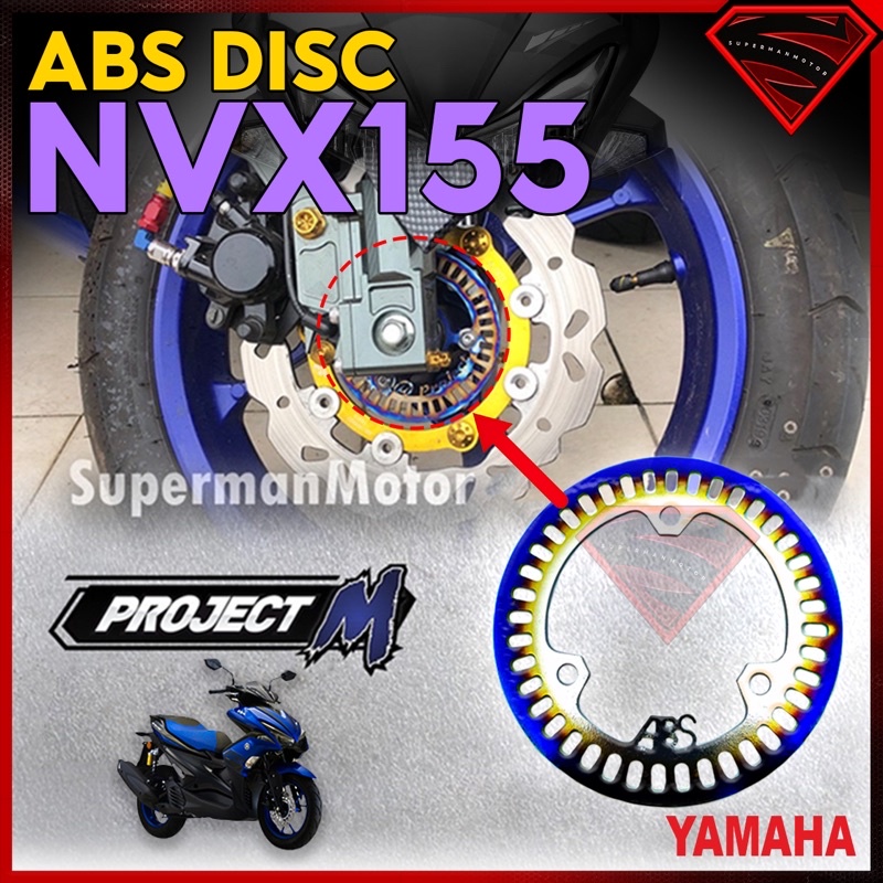 ABS Disc titanium rainbow Project-M NVX 155/NMAX 155/XMAX/NVX155 ...