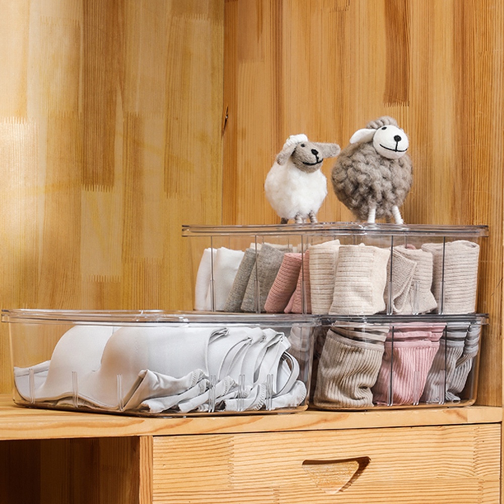 LOCAUPIN Transparent Stackable Multipurpose Storage Organizer Kitchen ...