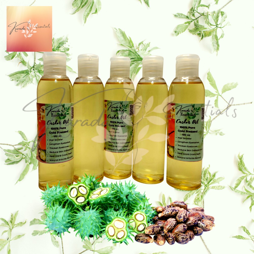 Pure 100% Castor oil 100ml Natural and Organic hair growth grower cold ...