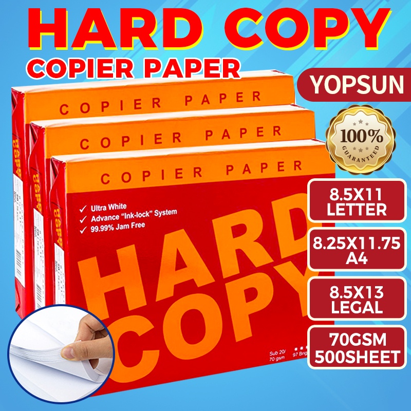 1 BOX Hard Copy Bond Paper Box 70gsm High Quality Wholesale Best Price ...