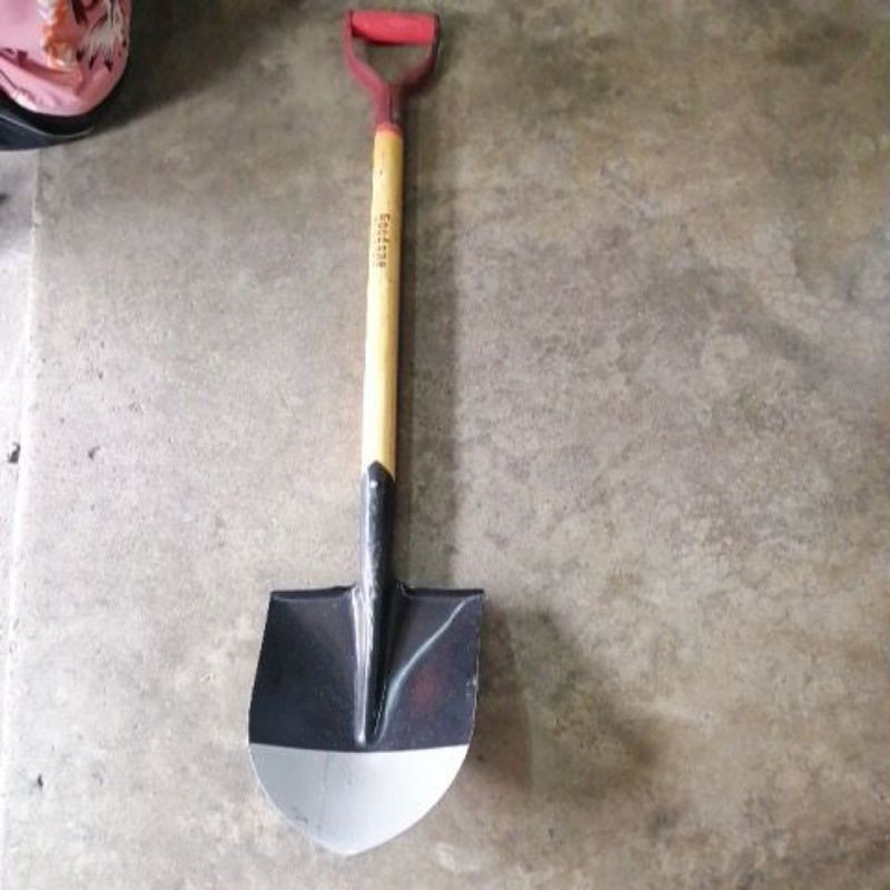 Pala/ shovel heavy duty, full metal / wood handle, full metal head ...