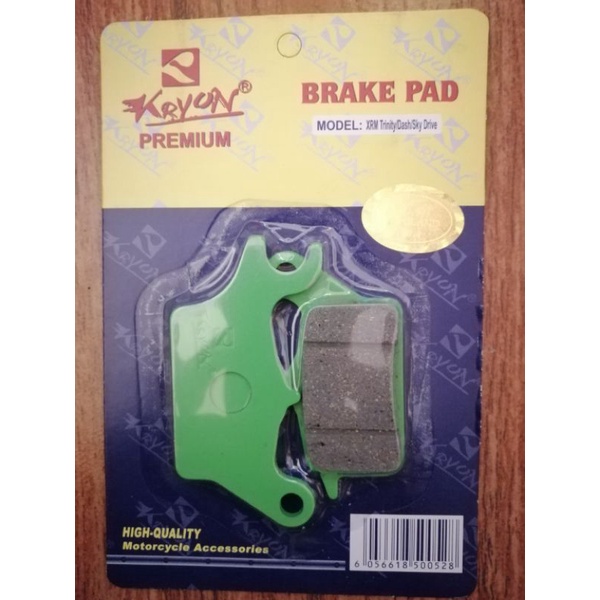 KRYON BRAKE PAD PREMIUM FOR SUZUKI SKYDRIVE CARBTYPE/HONDA XRM TRINITY ...