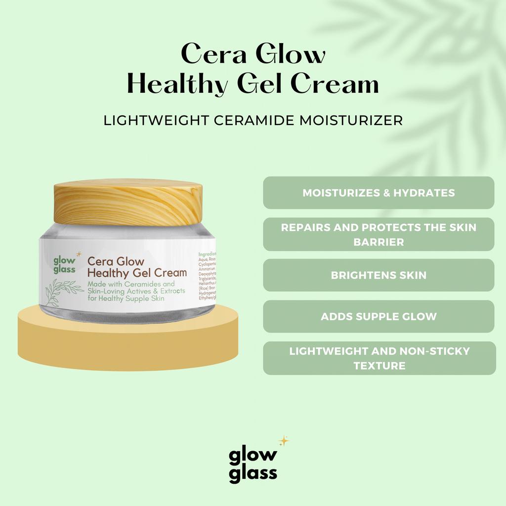Glow Glass Ceramide Moisturizer Cera Glow Healthy Gel Cream 50g ...