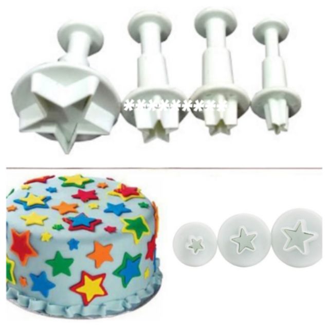 MINI STAR PLUNGER CUTTER FOR FONDANT OR CLAY | Shopee Philippines