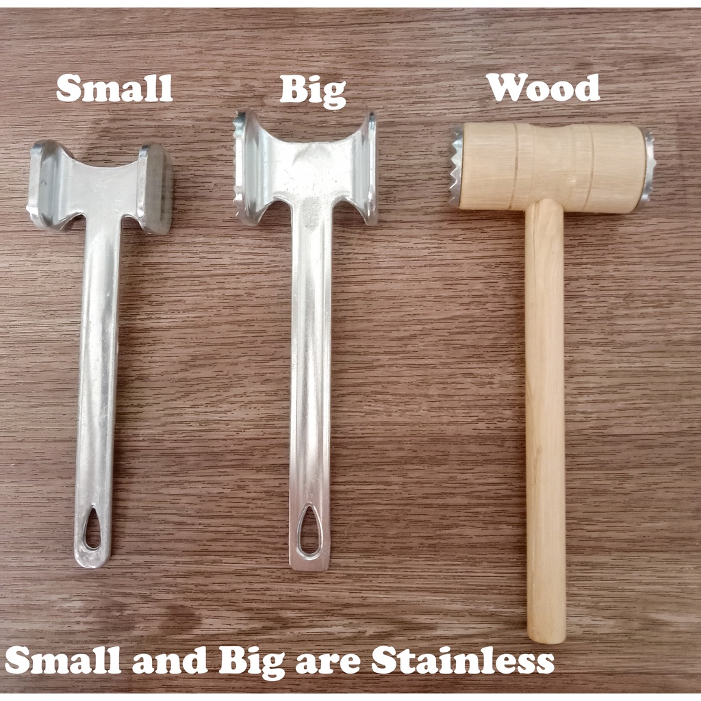 Aluminium Meat Tenderizer Steak Mallet Double Sided Shopee Philippines