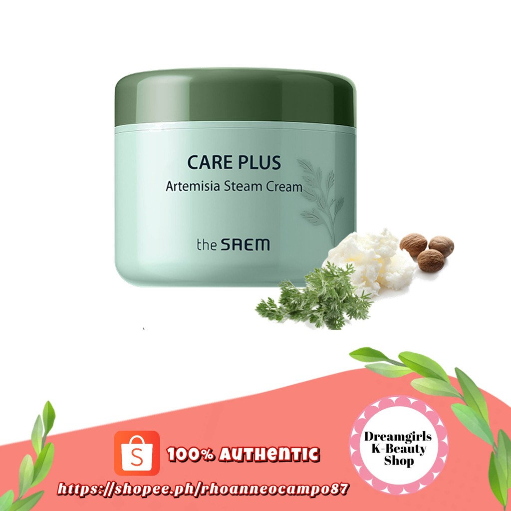 THE SAEM Care Plus Artemisia Steam Cream 100ml EXP.2023 12 | Shopee ...