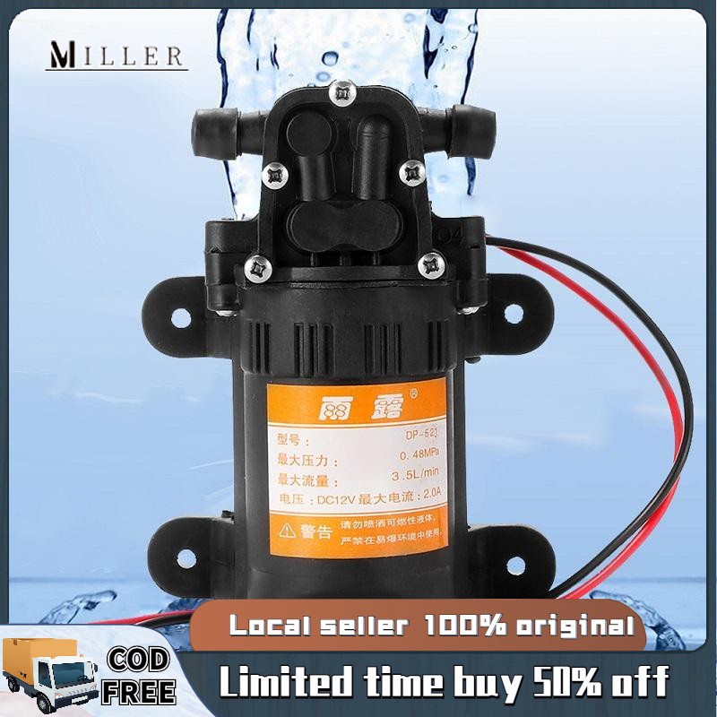 【Warranty 1 Year】DC12V 3.5L/Min 0.48MP Mini Micro Diaphragm High ...