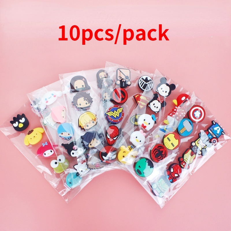 Cute Sanrio Gemini jibbits 10pcs Kuromi Anime Jibits for design Demon ...