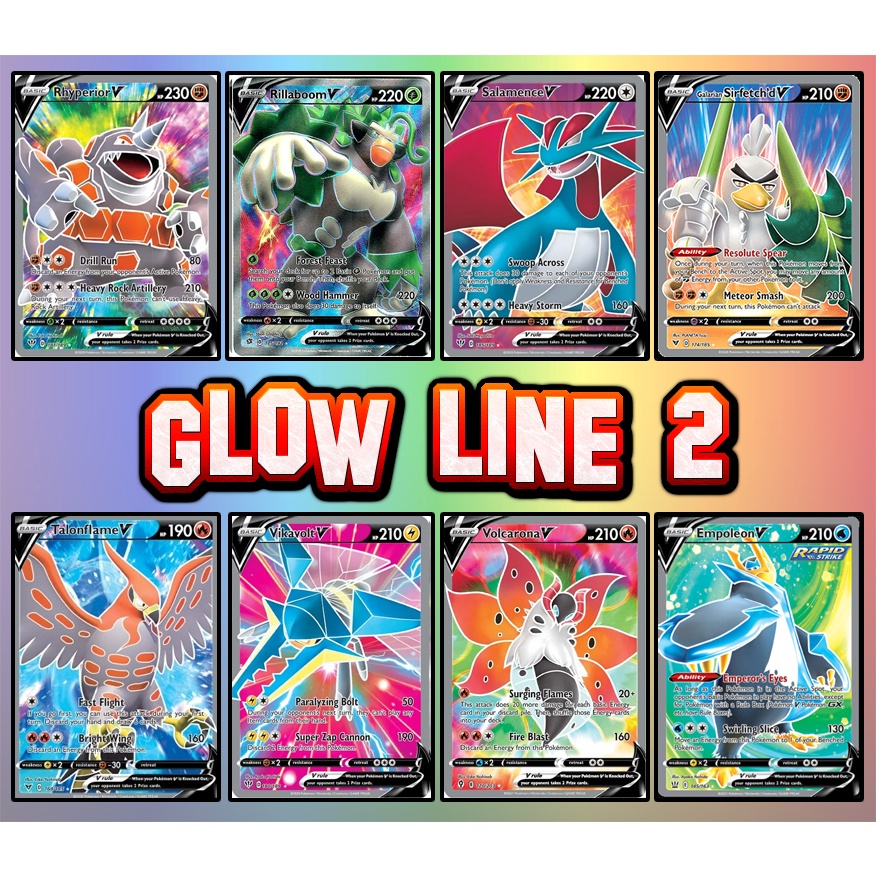 Pokemon TCG HOLOGRAM CARD SPECIAL GLOW LINE ENGLISH VERSION PART 2 ...